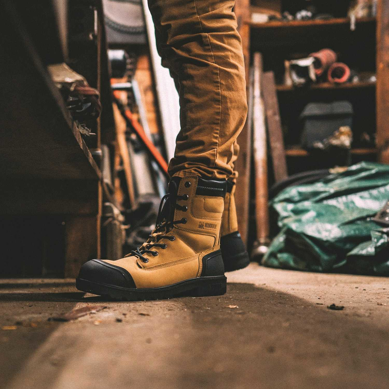 Men's Kodiak Blue Plus 8" Aluminum Toe Safety Work Boot